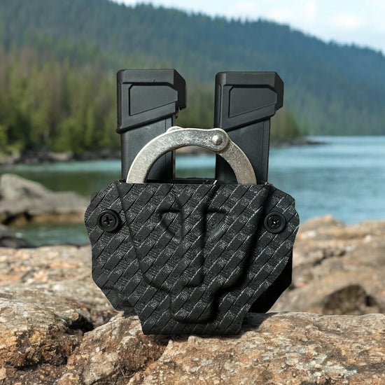 Handcuff + Pistol Double Mag Carrier – Modern Patriot Holsters